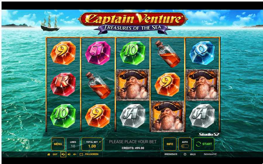 Captain Venture Treasures of the Sea Slot Demo | Novomatic