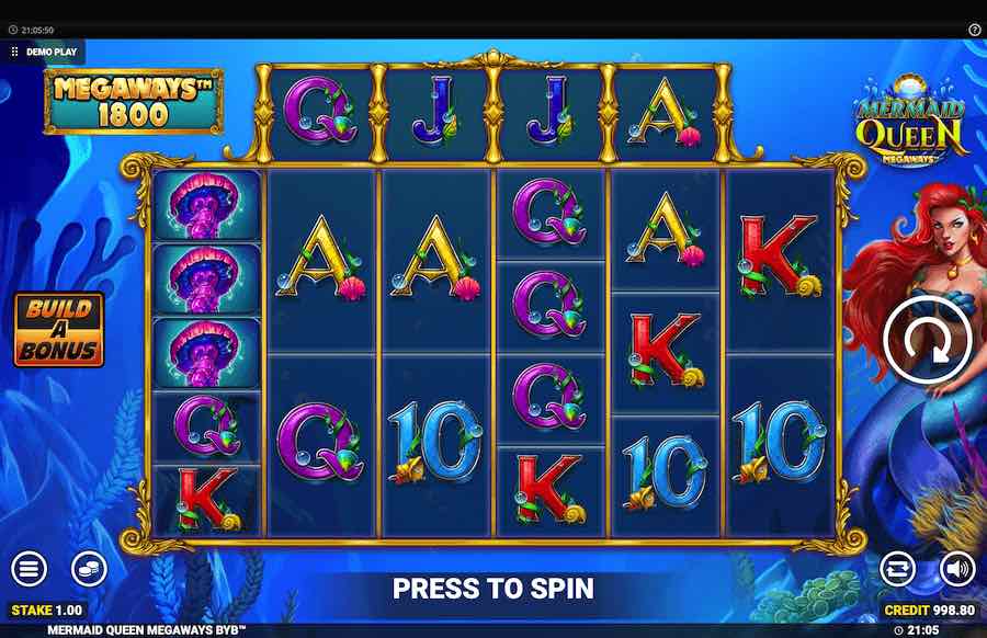 Mermaid Queen Megaways Slot Demo | RTP 94.00% ᐈ Free Play