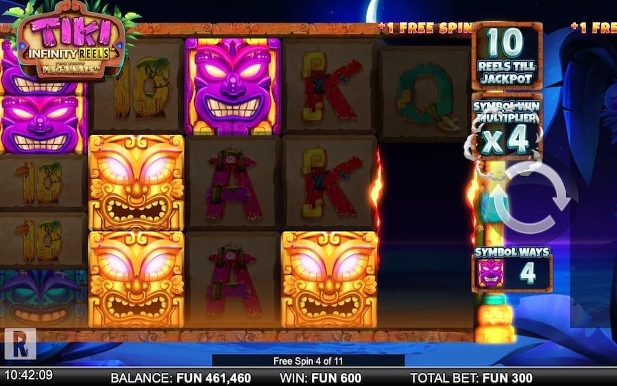 Tiki Infinity Reels Megaways™ Demo Free Play -Slot Review